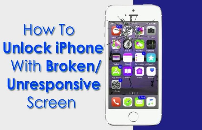 6 Ways To Unlock iPhone With Unresponsive Screen