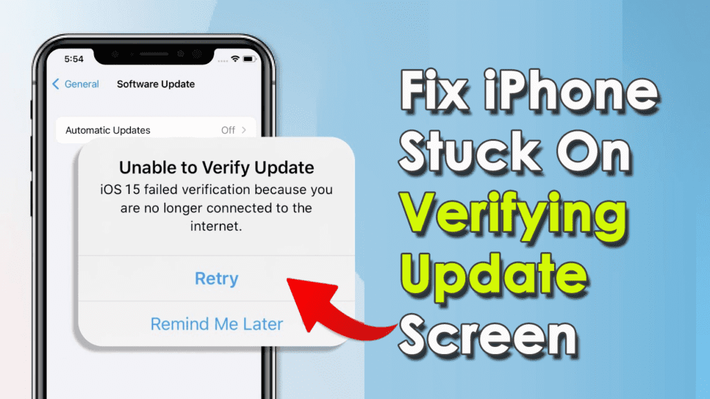 iPhone Stuck On Verifying Update- 9 Quick Fixes To Apply