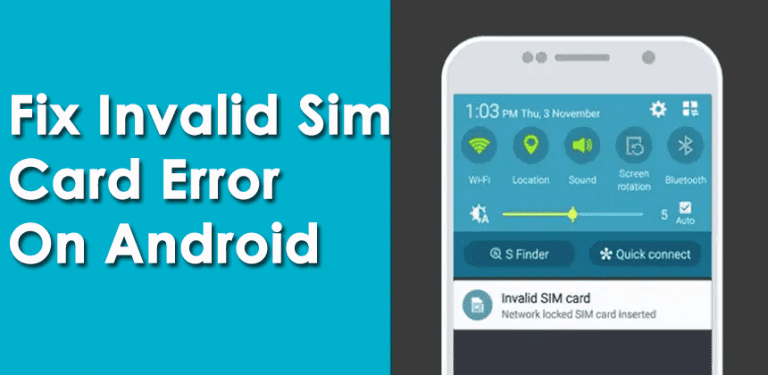 [14 Ways] Fix "Invalid Sim Card" Error On Android