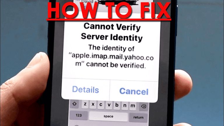 [10 Ways] Fix ‘cannot Verify Server Identity On Iphone 14 13